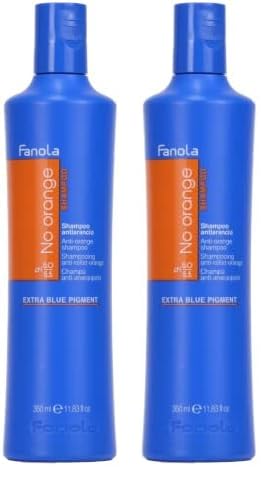 Fanola No Orange Shampoo, 11.83 Ounce/350 Milliliter (Pack of 2)