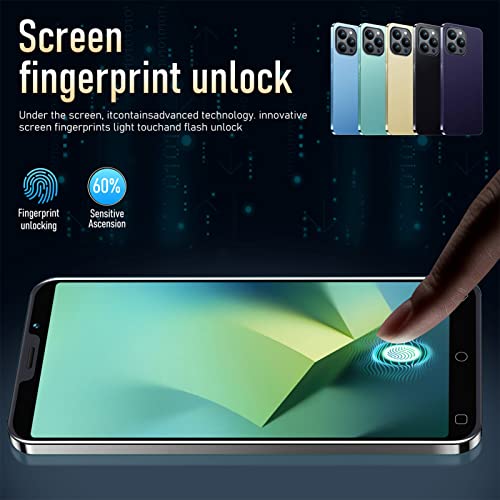 DAUERHAFT Face Recognition Smartphone, 4GB RAM 32GB ROM Dual Card Dual Standby 3G Mobile Phone for Reading Ebooks (US Plug)