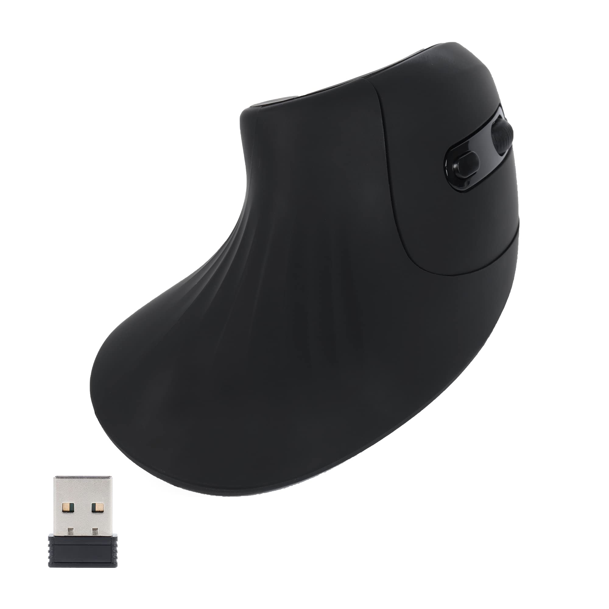 Ergonomic Mouse, Wired Vertical Mouse, Optical Mice, 5 Buttons Computer Mouse, Laptop Mouse 800/1200/1600 DPI, for Laptop, PC, Computer Black