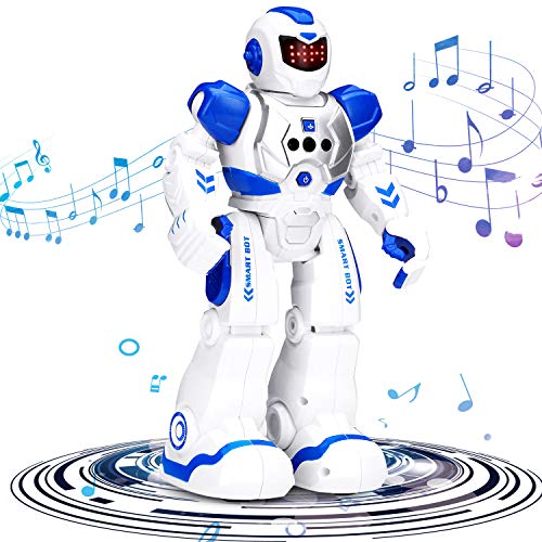 KingsDragon Robots Toy for Kids, RC Gesture Sensing Toy, Interactive Walking Singing Dancing Robot Birthday Gift Presents for Boys Girls Age 3 4 5 7 8 9 Years Old
