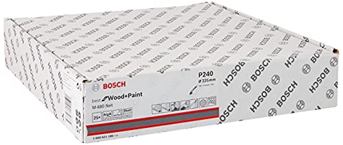 Bosch 2608621157" M480 Sanding Sheet, Beige, 125 mm, Set of 50 Pieces