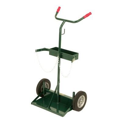 Harper Trucks 142-86 Cylinder Cart, Height: 45 1/2” Width: 28”, Green