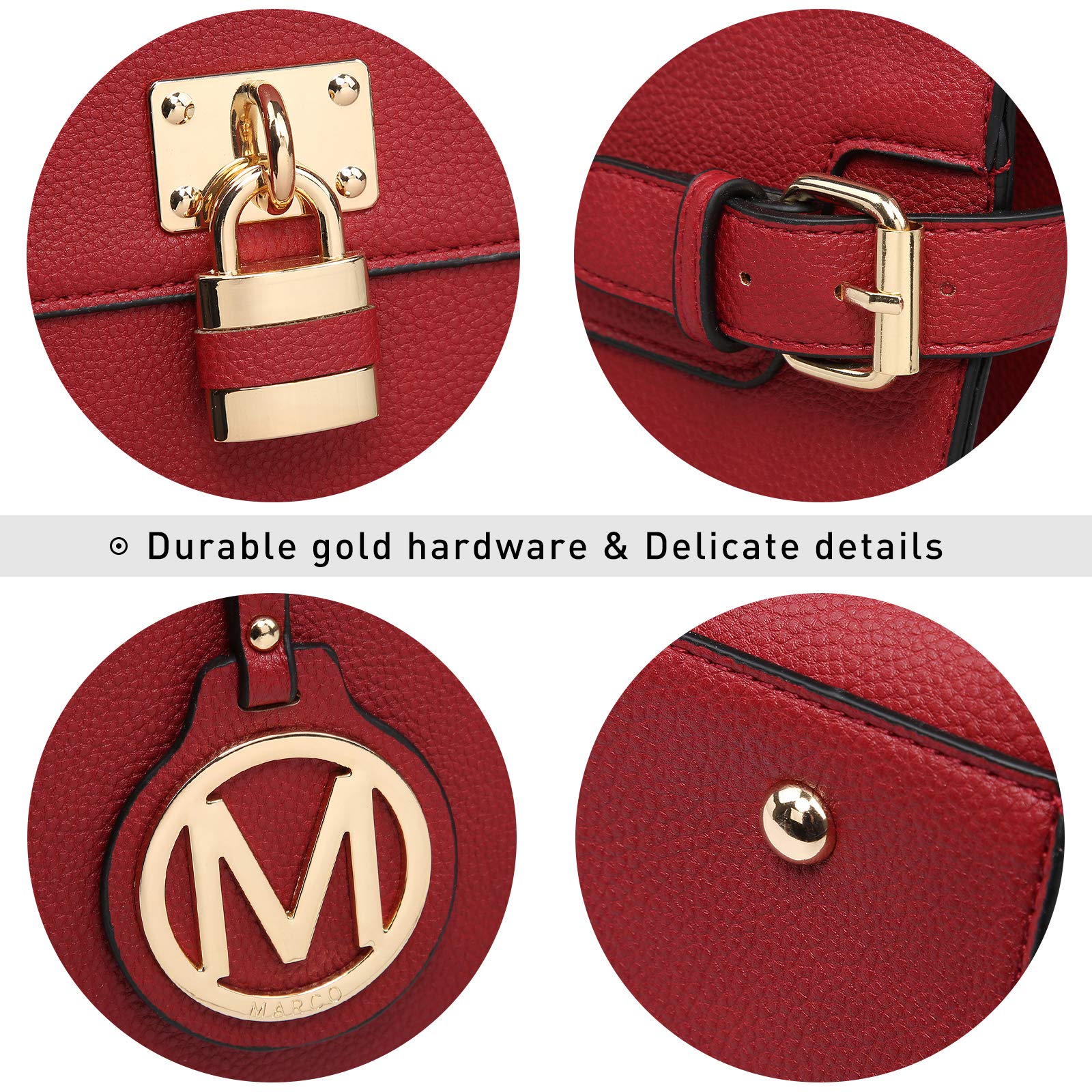 Women Handbags and Purses Fashion Satchel Tote Work Bags Top Handle Shoulder Purses with Matching Wristlet