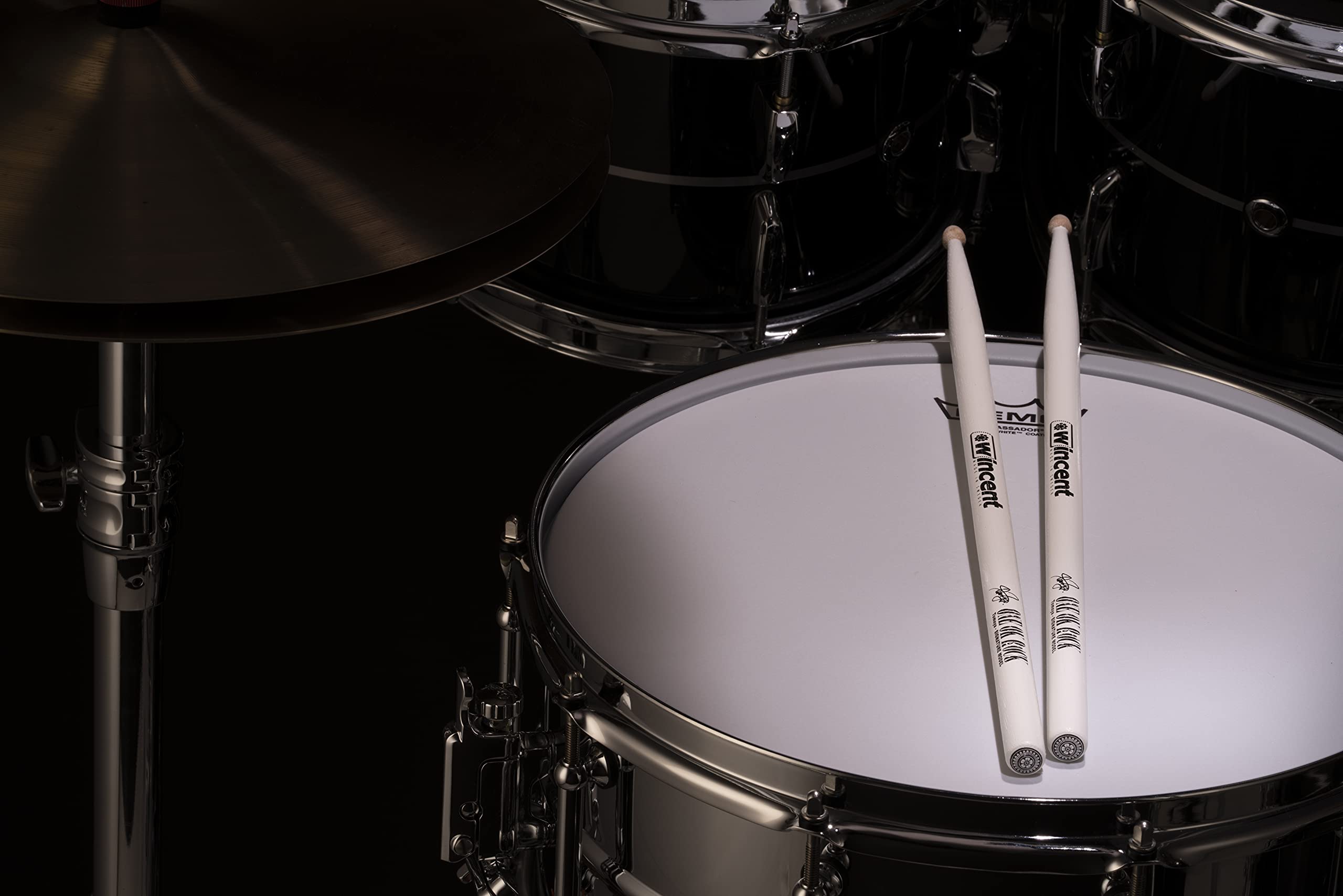 Wincent Drumsticks Tomoya WTYSCWII 5A Speed 5B Power Signature Hickory Drumsticks, White 1 Pair