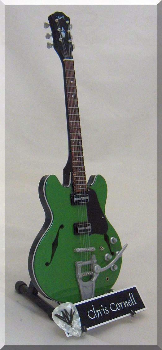 CHRIS CORNELL Miniature Guitar w/Guitar Pick