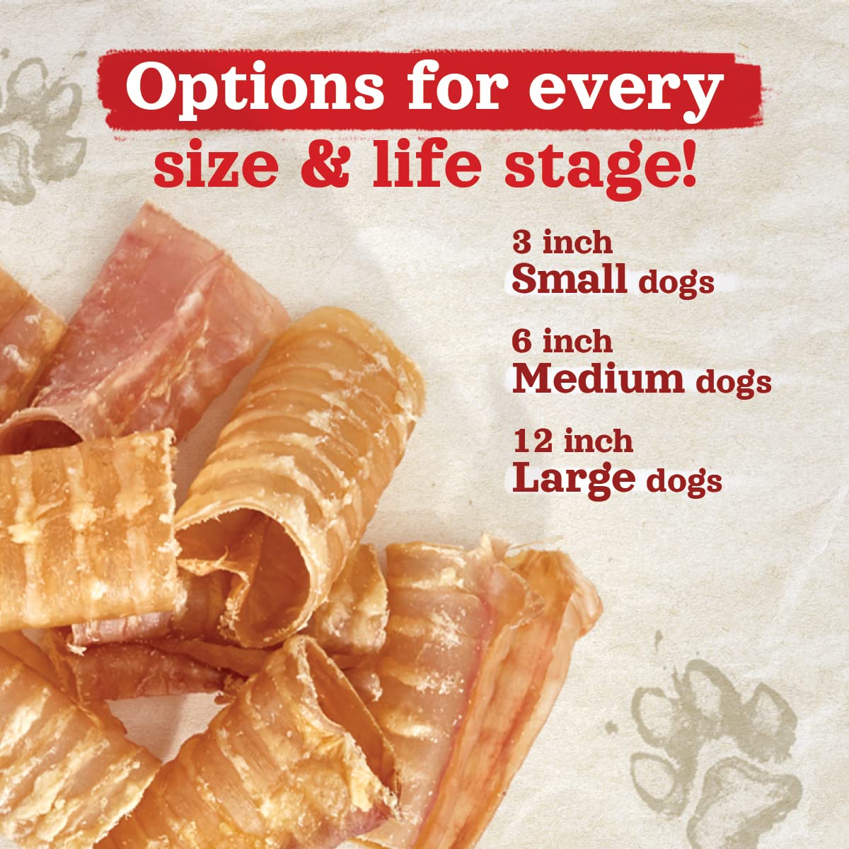 Natural Farm Beef Trachea (12 Inch, 8 Pack), 100% Beef Chews, Natural Glucosamine and Chondroitin for Joint & Hip Mobility, Bone Strength β Low Fat Crunchy & Crispy Treats for All Dogs