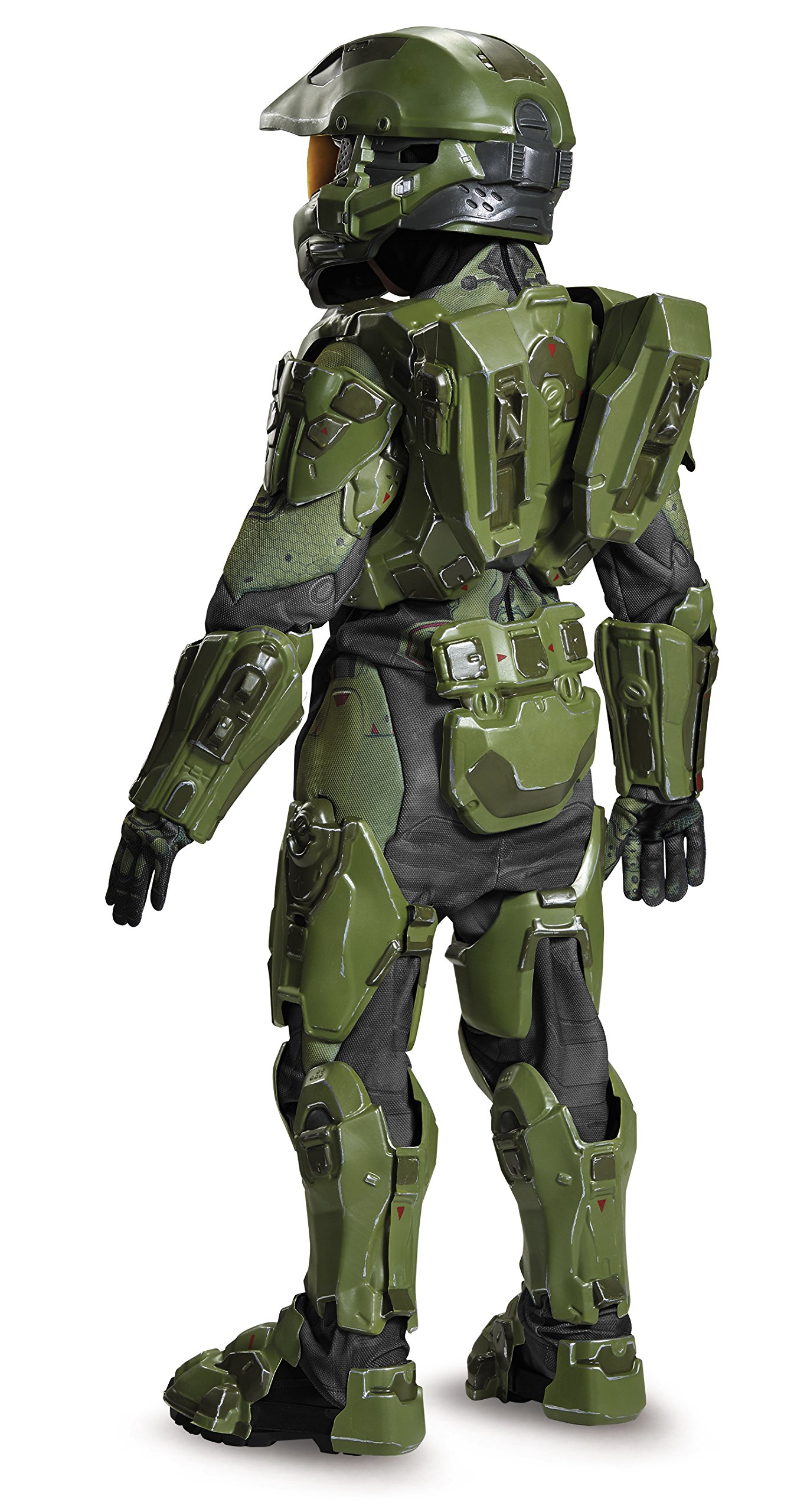 Disguise Child Master Chief Ultra Prestige Costume Medium, Army Green & Halo Plasma Blaster Costume Accessory