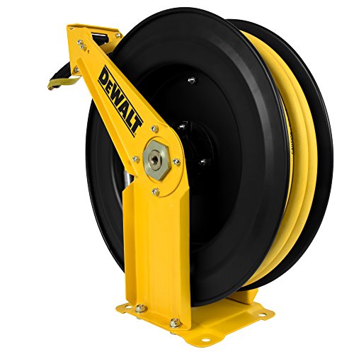 DeWalt DXCM024-0343 Double Arm Hose Reel with 3/8β x 50β Premium Rubber Hose