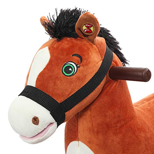 Rockin' Rider Buster Rocking Pony, Brown