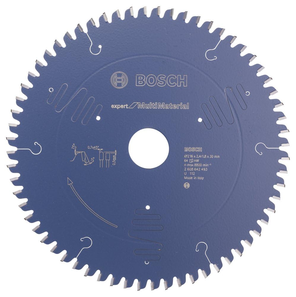 Bosch 2608642493 Circular Saw Blade "Top Precision" Exmub 8.5inx30mm 64T