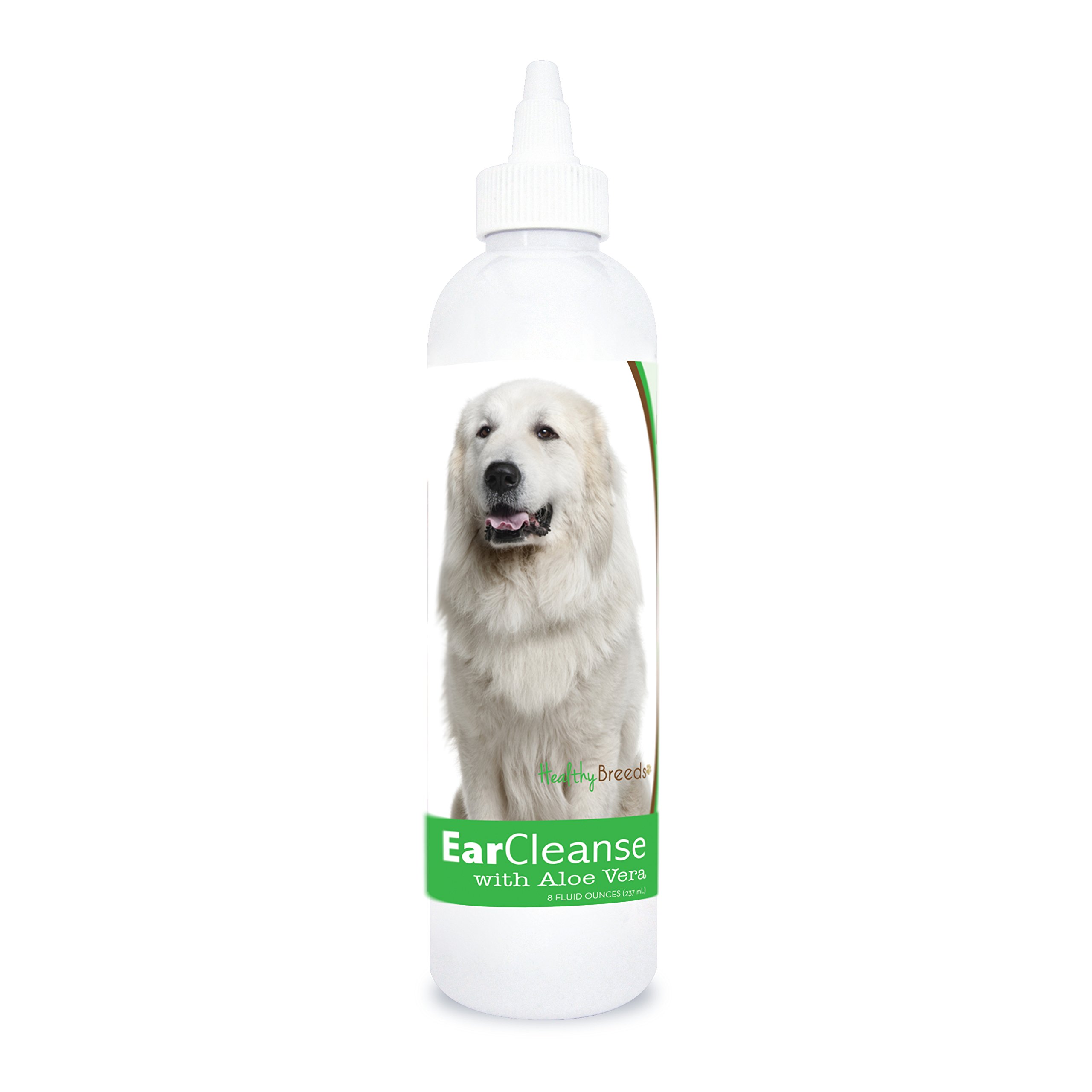 Healthy Breeds Great Pyrenees Ear Cleanse with Aloe Vera Cucumber Melon 8 oz