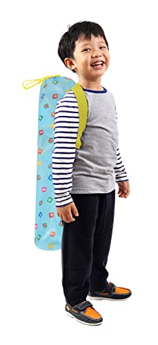 Idea Nuova Kids Indoor-Outdoor Folding Camp Chair with Carry Case, Cocomelon