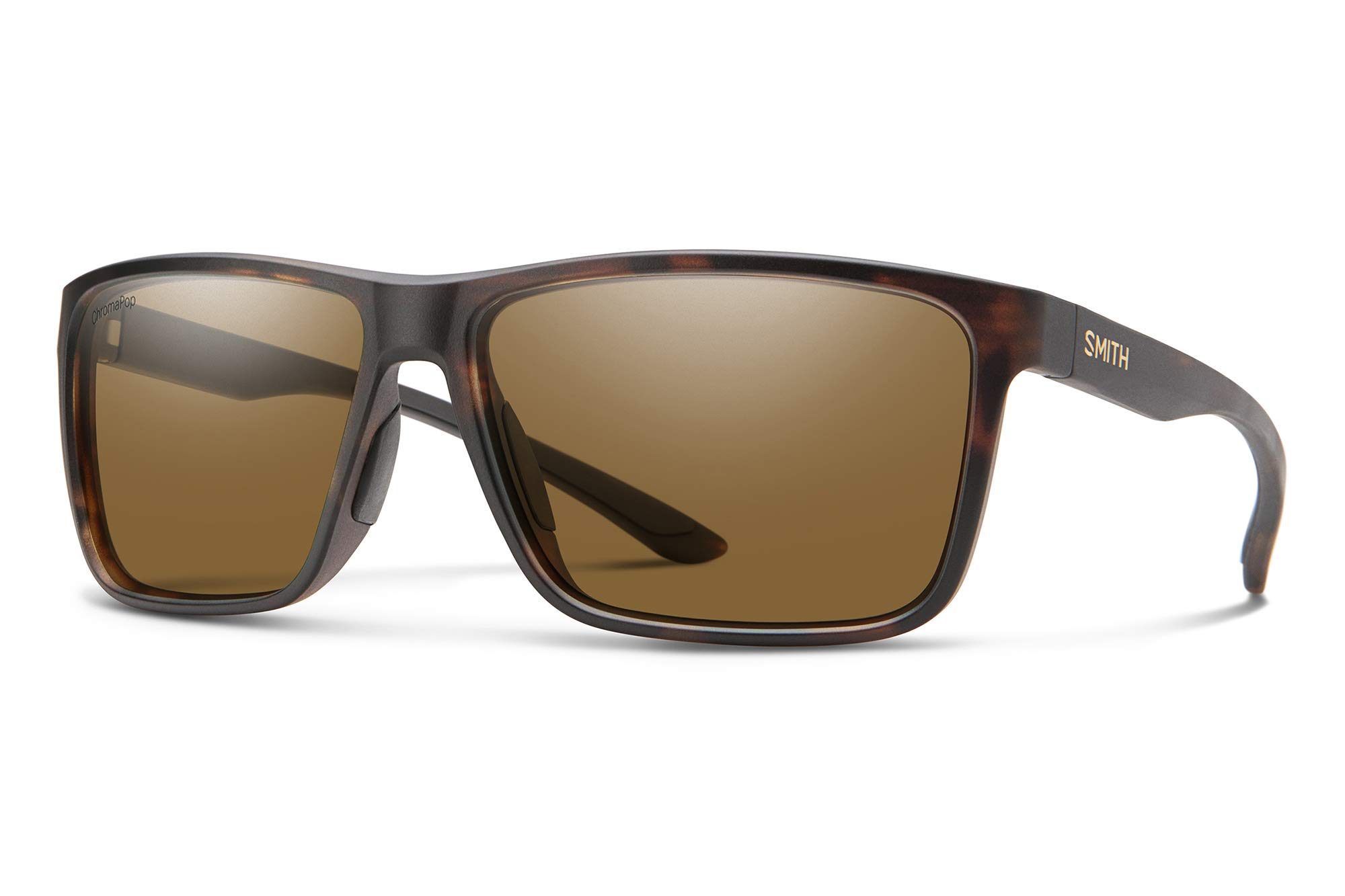 Smith Riptide Polarized Sunglasses, Matte Tortoise/chromapop+ Polarized Brown, one Size