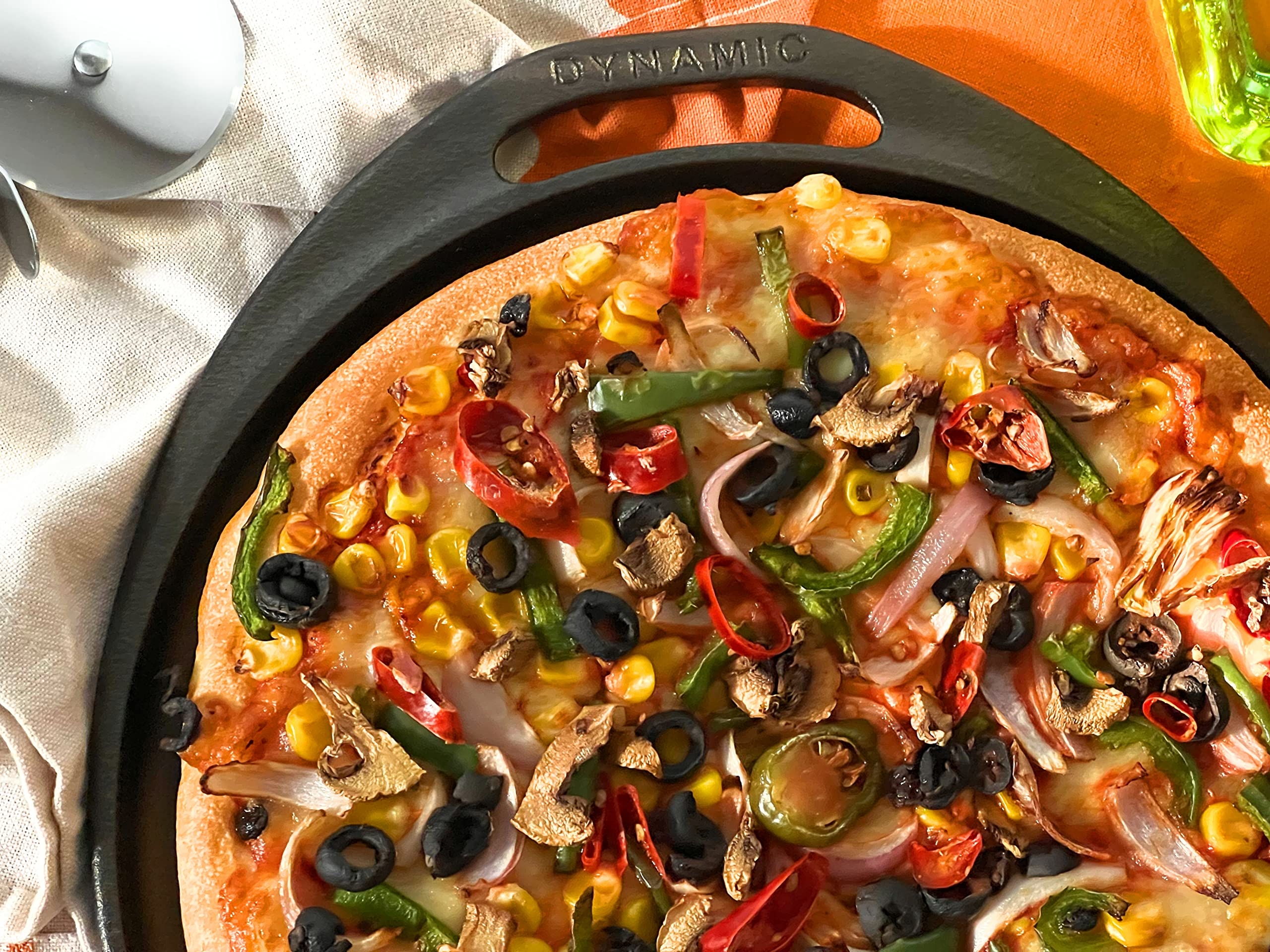 DYNAMIC COOKWARES Cast Iron Dosa Tawa 11 Inch, 28CM