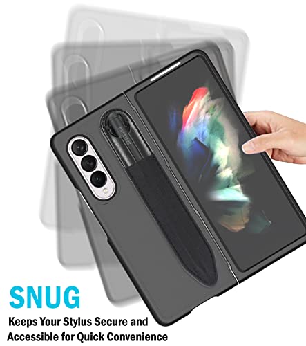 Universal Stylus Holder, [2-Pack] Nakedcellphone Sleeve Carrying Case Slot for Samsung Galaxy S-Pen Fold Pro - Adheres to Phone, Tablet, Z Fold 3, Z Fold 4, Z Fold 5, S21 Ultra 5G, Case, etc