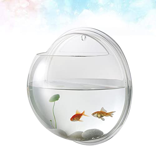 Mipcase Wall Fish Bowl, Hanging Fish Bowl Wall Mounted Fish Tank Wall Fish Tank Wall Fish Bubble
