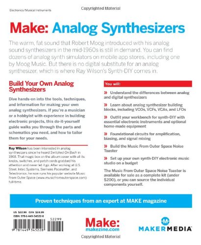 Make: Analog Synthesizers: Make Electronic Sounds the Synth-DIY Way