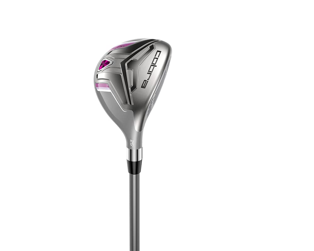Cobra Golf 2021 Fly XL Complete Set Cart Bag Silver-Plum (Women's Petite Right Hand, Graphite Woods-Graphite Irons, Ladies Flex, Putter, Cart Bag)