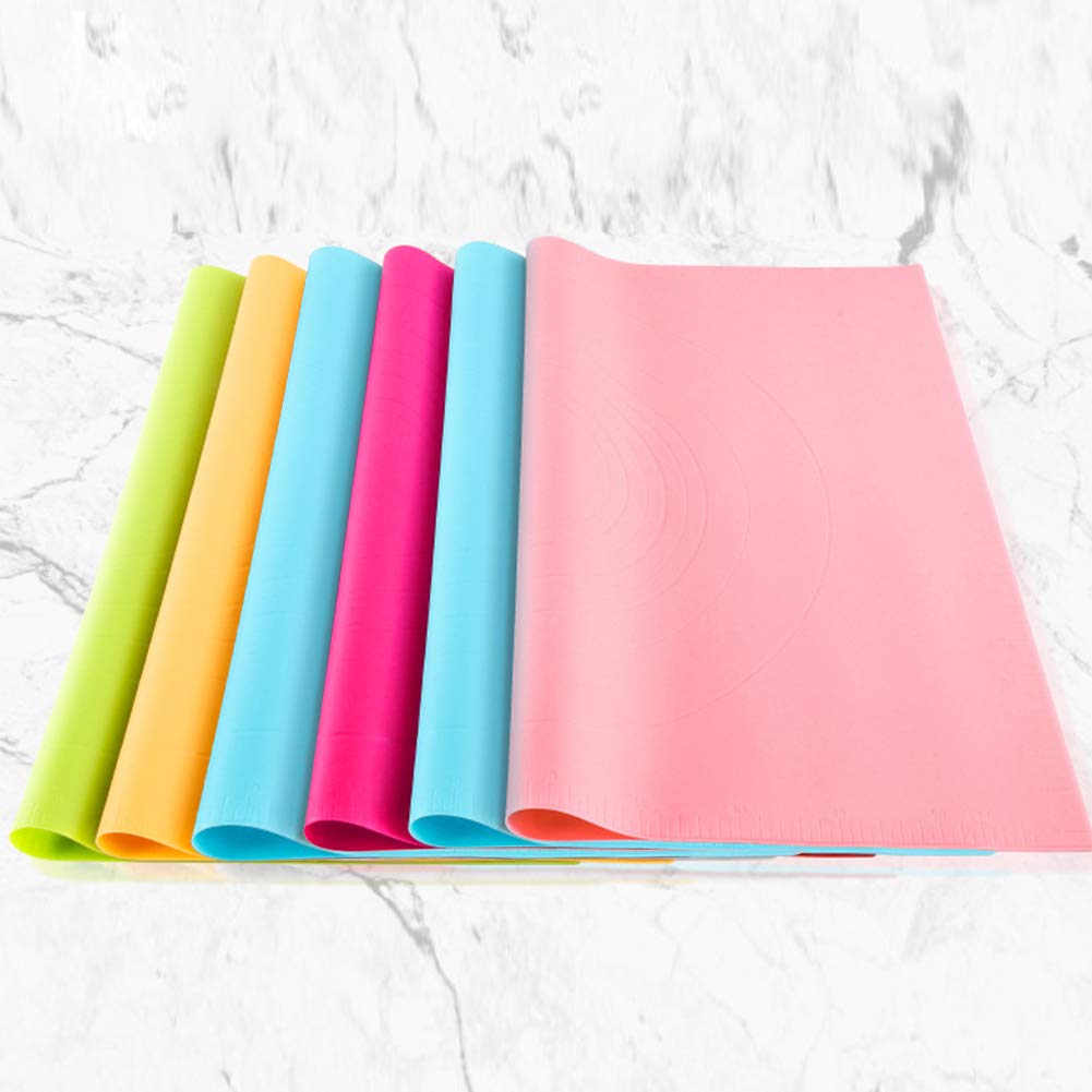 Extra Large Silicone Mats,Extra Thick Silicone Mats,Silicone Mats,Countertop Protector,Kitchen Counter Mat, Heat Resistant, Washable, Non Slip, 24 x 20 Inches,1 Pack