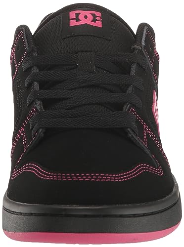 DC Women's Manteca 4 Low Skate Shoe, Battleship/Crazy Pink, 9.5