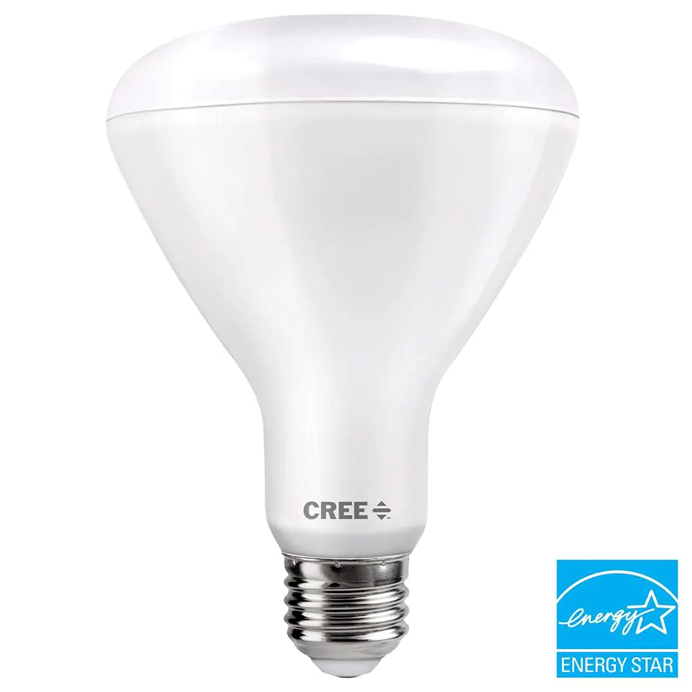 Cree Lighting Exceptional Series BR30 Bulb, 2700K Dimmable LED Bulb, 100W + 1400 Lumens, Soft White, [4] 1 Packs (TBR30-14027FLFH25-12DE26-1-11004S-D-MP)