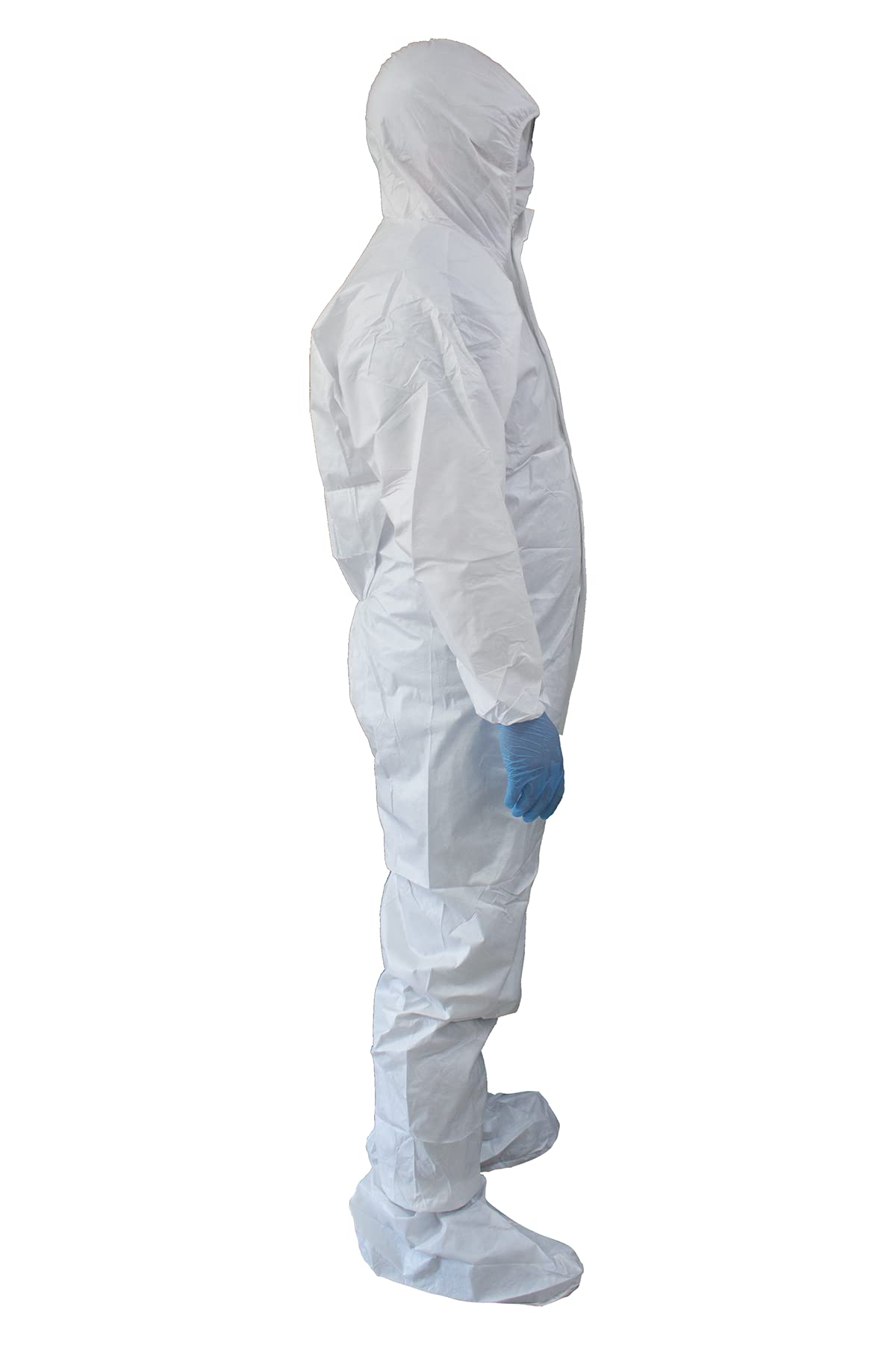 NOW INTERACTIVES YLD Disposable Protective Coverall Hazmat Suit, Heavy Duty Painters Coveralls (Medium) (1 pc)