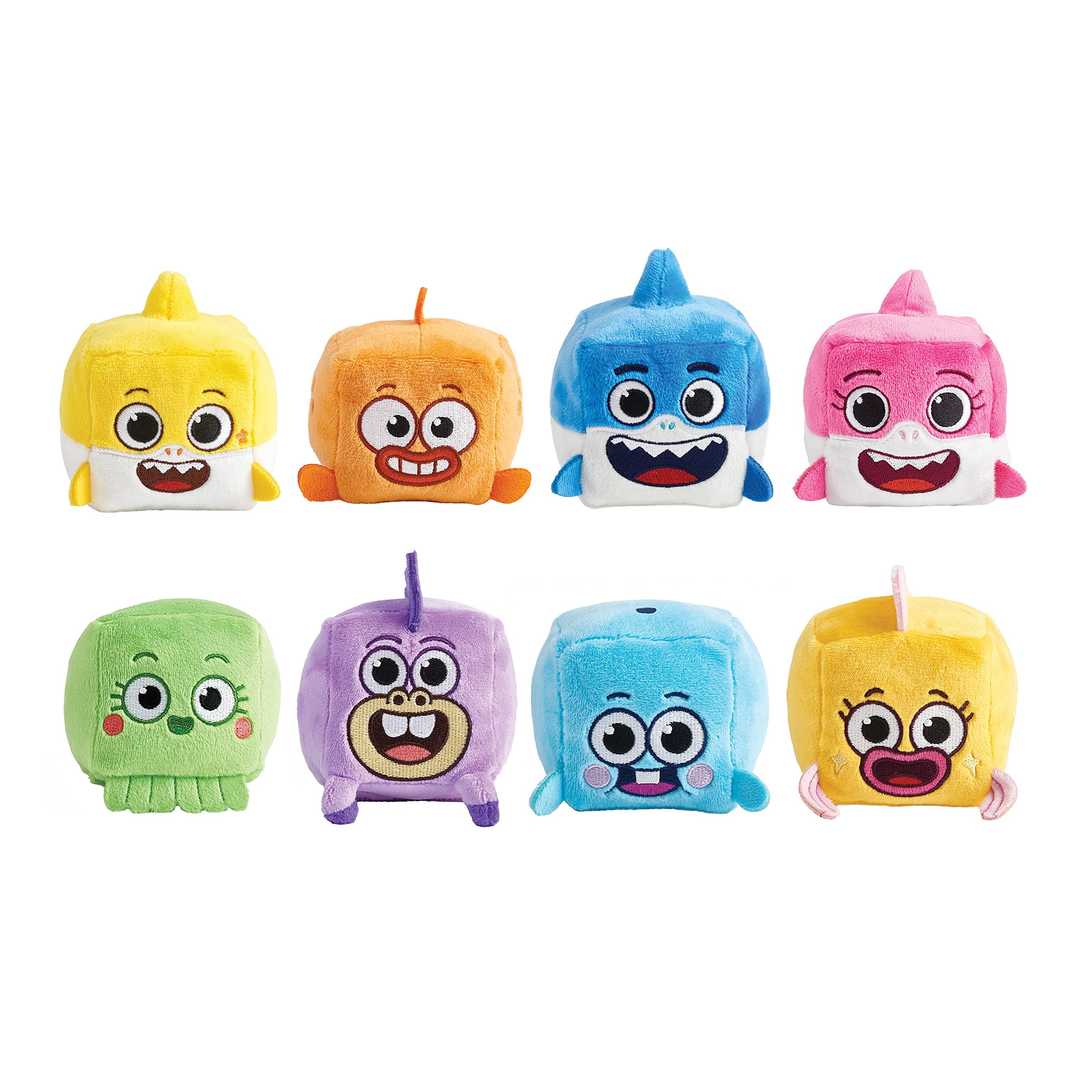 WowWee Baby Shark's Big Show! Song Cube โ Chucks Plushie with Baby Shark Theme Song โ Cute Stuffed Animals for Toddlers