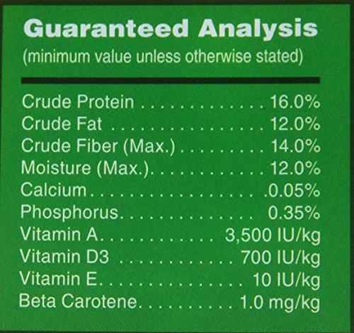 Wild Harvest WH-83542 Wild Harvest Advanced Nutrition Diet for Parrots, 4-Pound (Packaging May Vary)