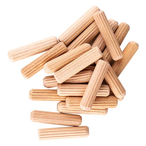 General Tools 840014 1/4-Inch Fluted Wood Dowel Pins, 72-Pack