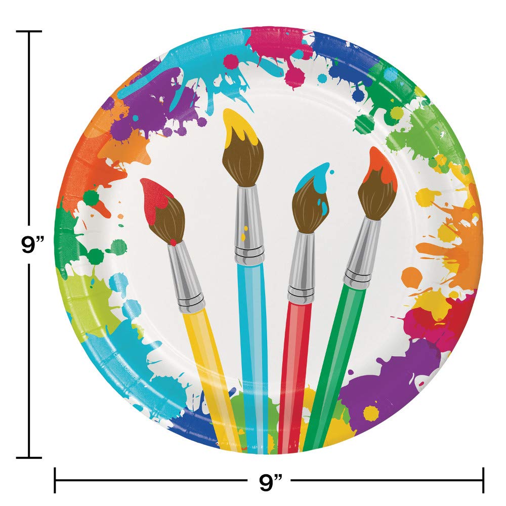 Creative Converting Art Birthday Party Supplies Kit, Serves 8