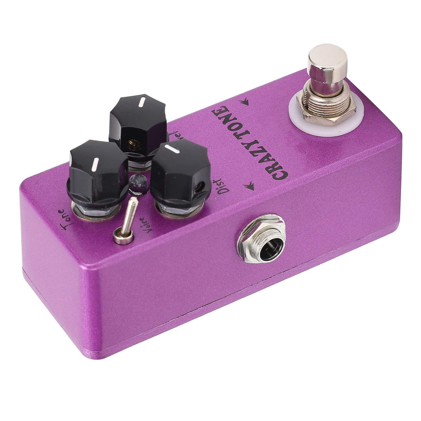 Distortion Guitar Effect Pedal Crazy Tone Full Analog Circuit Accessories For Electrical, Very Durable For Long Time Use.