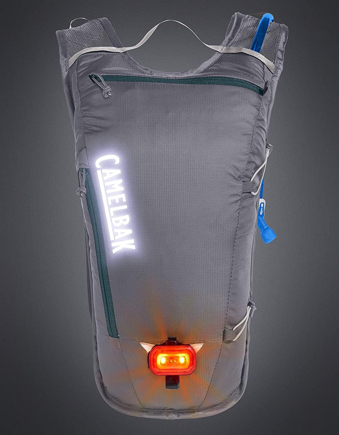 CamelBak Classic Light Bike Hydration Pack 70oz, Gunmetal/Hydro