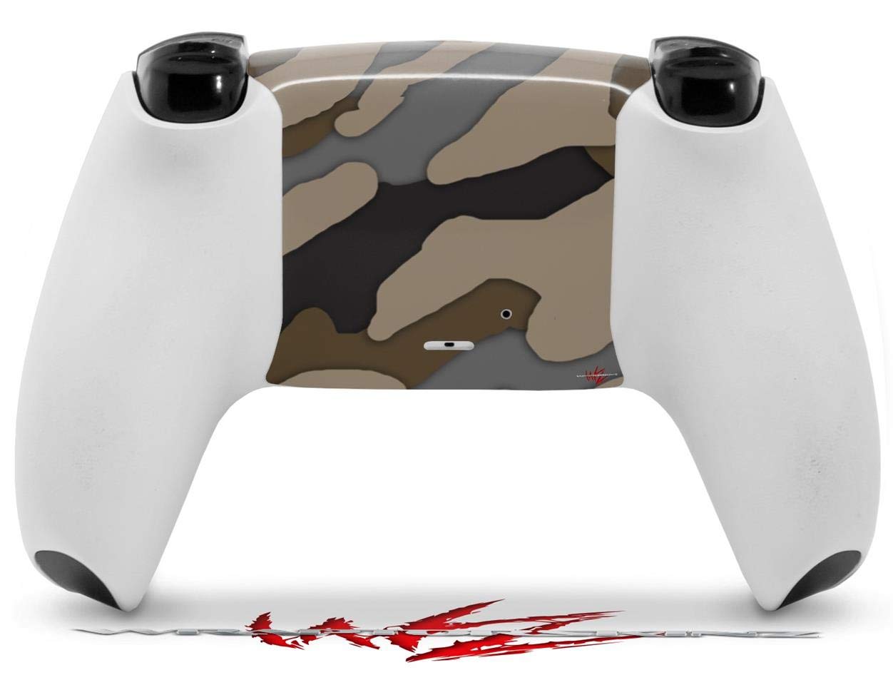 WraptorSkinz Skin Wrap compatible with Sony PS5 DualSense Controller Camouflage Brown (CONTROLLER NOT INCLUDED)