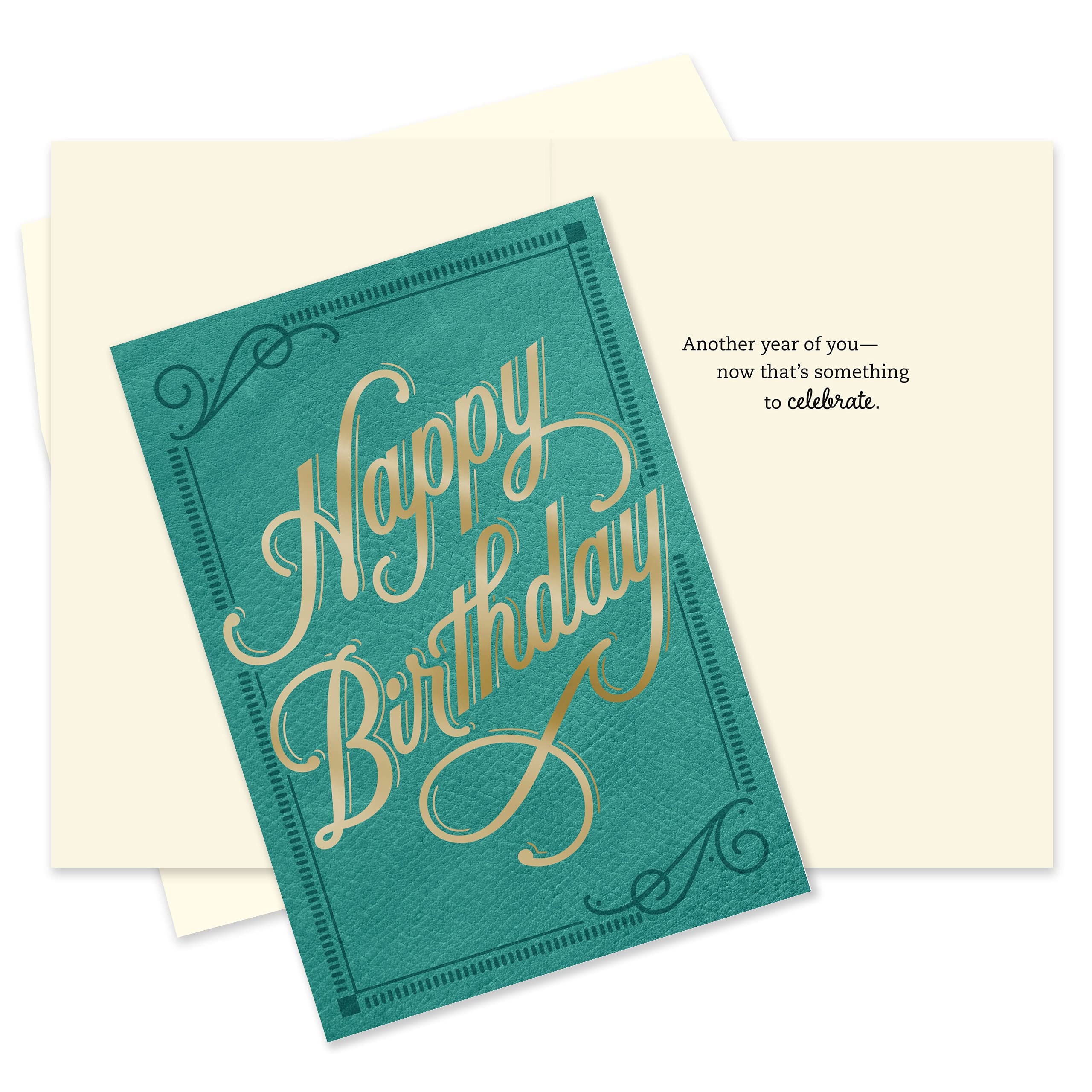 Hallmark Business Bulk 100 Pack Assorted Corporate Birthday Cards for Employees & Customers (Refined with Foil), 5 x 7 Cards, Message Inside, Envelopes Included