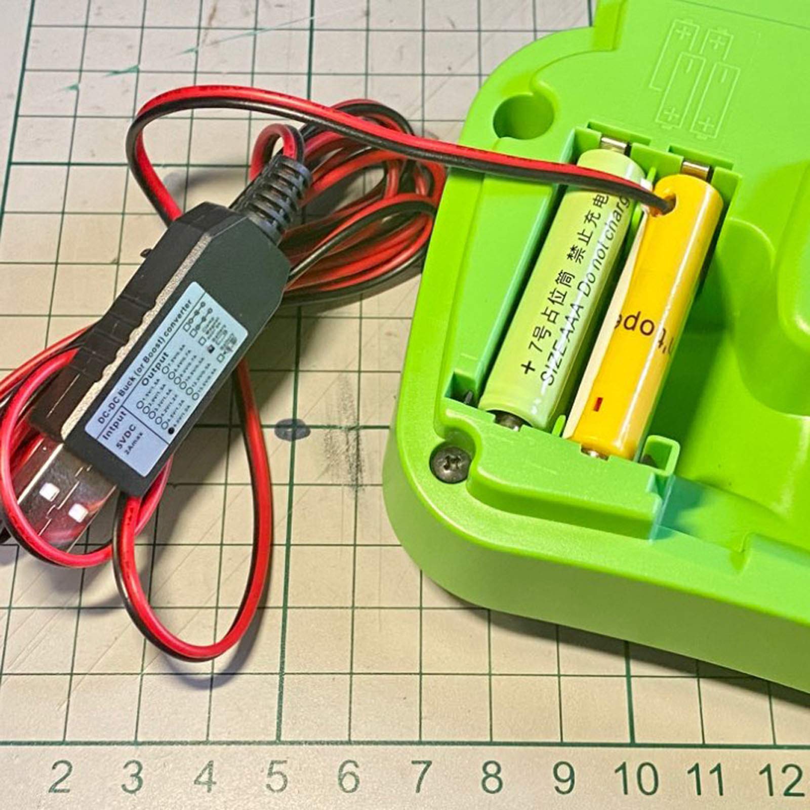 Diarypiece Dual LR6 LR03 2 In1 USB To 3V BatterIES Eliminators, 2pcs 1.5V AA AAA Batteries for Electric Fan Holiday Lights