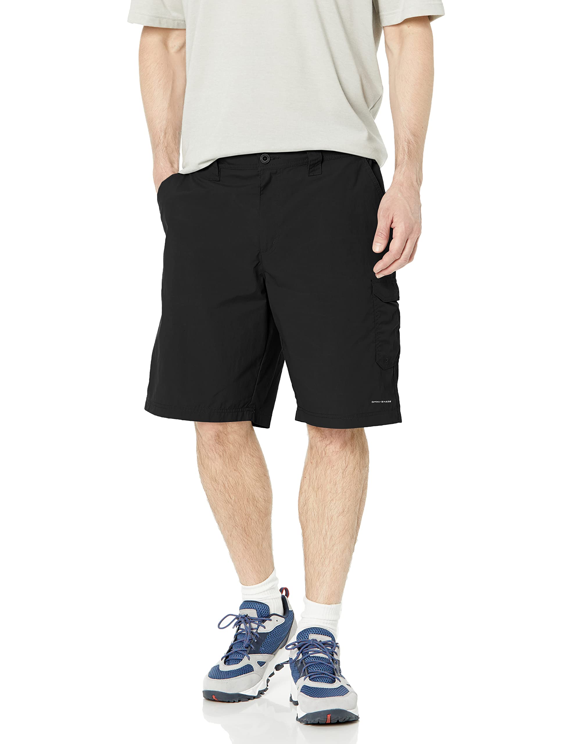 Columbia Men's PFG Blood and Guts III Short, Stain Repellant, Sun Protection, Black, 40