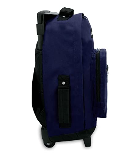 Everest Wheeled Backpack - Standard, Navy, One Size