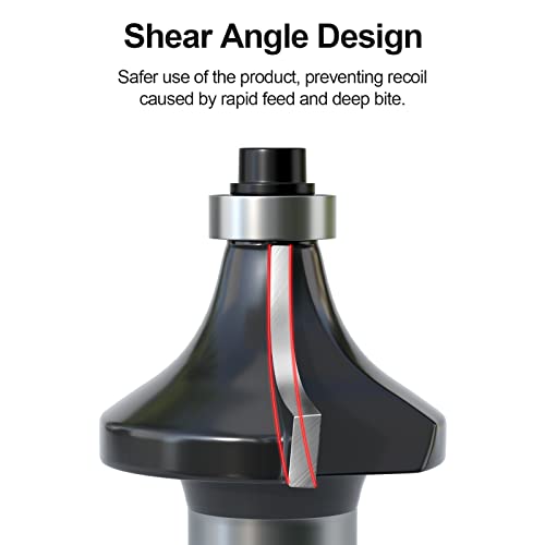 FivePears Tungsten Carbide Router Bits - 12 Piece Router Bit Set with 1/2-Inch Shank for Doors,Tables,Shelves,Cabinets,DIY Woodwork