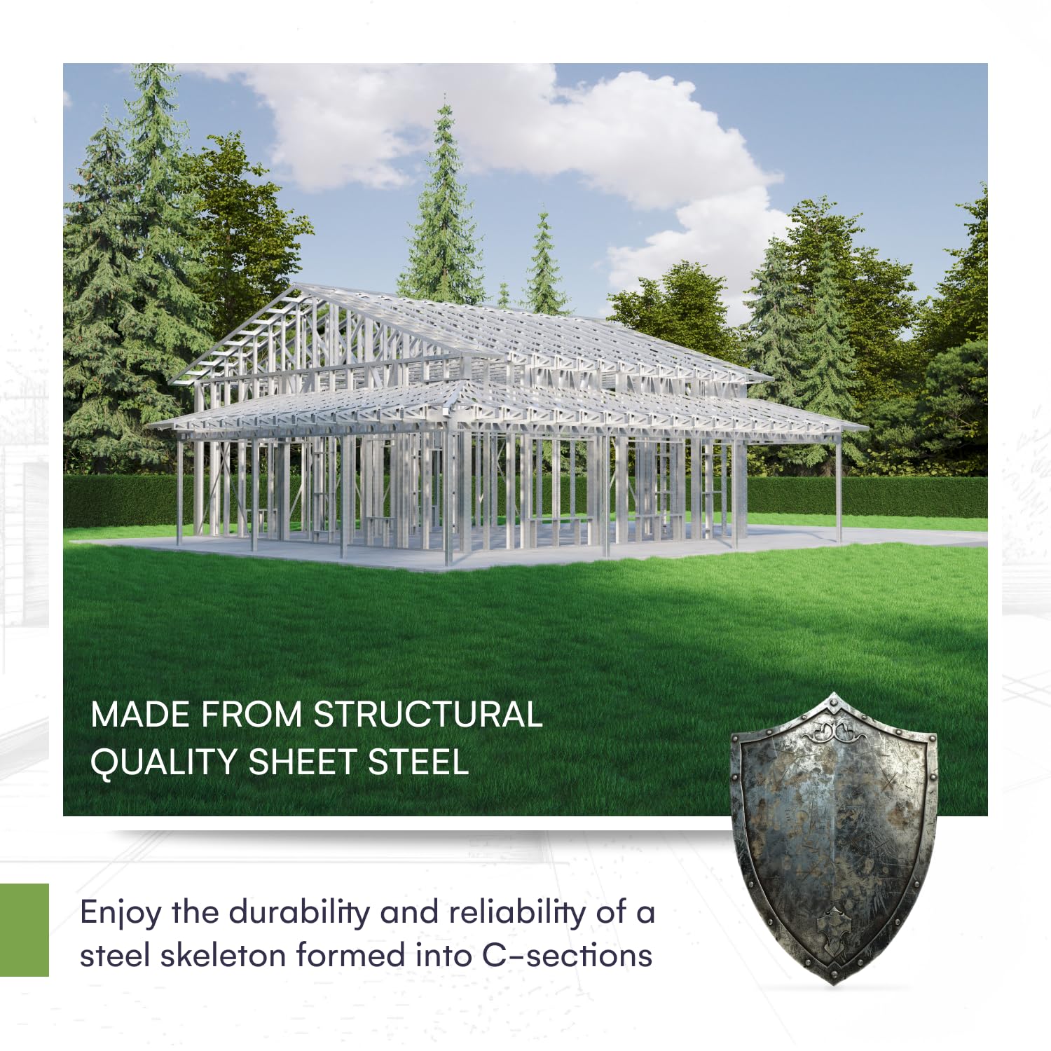 FrameUpNow Metal Assembly Sample – Examine The Framing Precision Provided by FrameUpNow - Home Metal for Framing – Cold-Formed Steel for DIY Creative Home Construction – Home Improvement