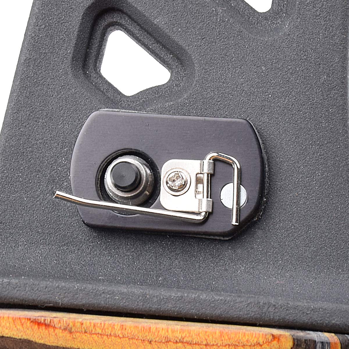 Chuangtong Archery Plunger and Rest - Recurve Bows Screw-in Pressure Button Metal Rest Color Black Right Hand