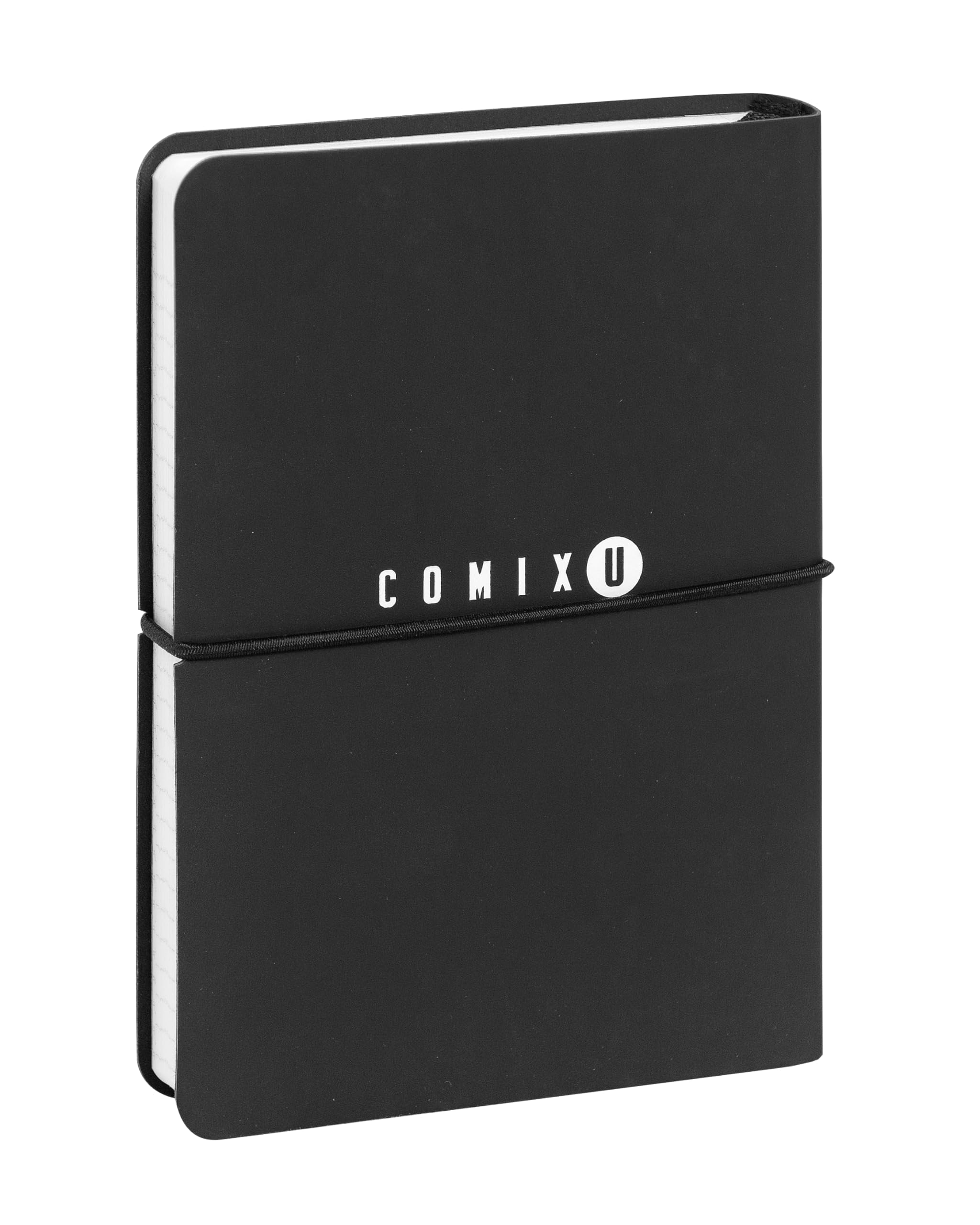 COMIX U, Mini - 2024 Daily 12 Month Diary with Calendar, Planner, Space for Notes and Notes - 11 x 15.3 h cm - Black and White