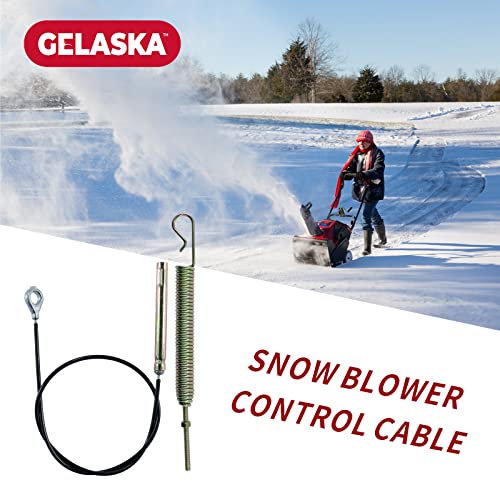 GELASKA 06900438 Control Cable Replaces Ariens 06900438 for Ariens Compact 22, Compact 24, SNO-Tek 24, SNO-Tek 28, SNO-Tek 24, Compact 24, AMP 24 Snowblowers