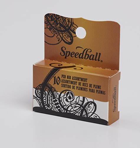 Speedball 30710 10 Pen Nib Assorted Set