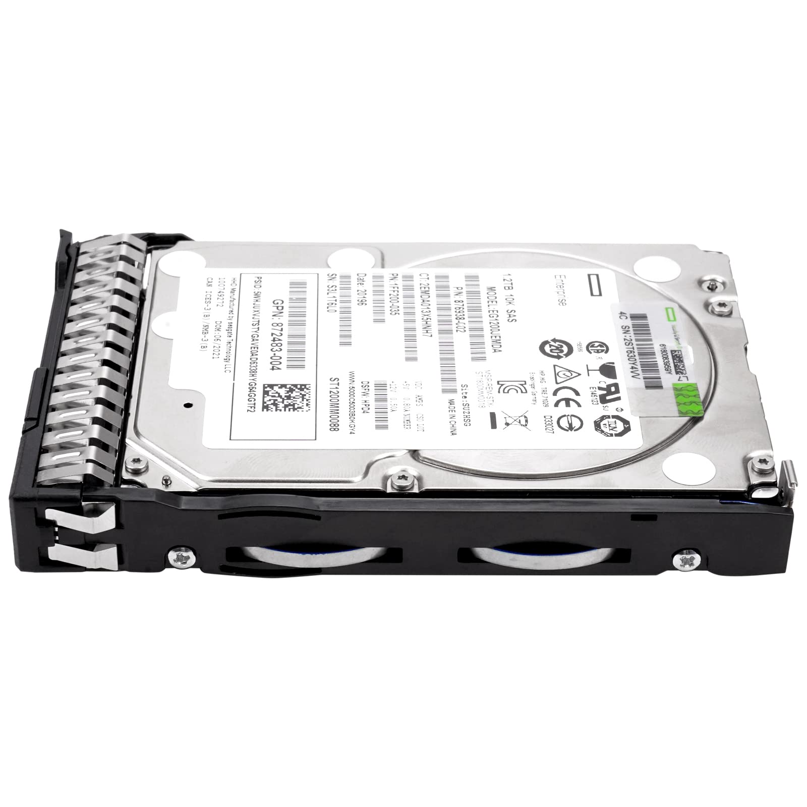 Enterprise Hard Drive Replacement for 872479-B21 Compatible with HPE 1.2TB 10K 12G SAS DS G9 G10 872737-001 876938-002(with Tray)