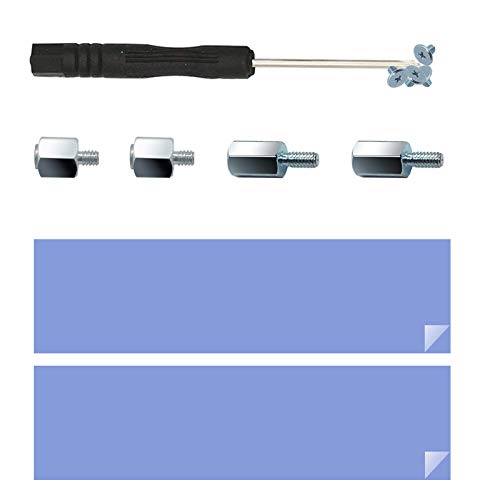 M.2 SSD Mounting Screws Kit for Asus/msi Motherboards, with Nvme m2 Cooling pad