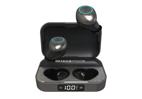 Earcrafts Wireless Earbuds - 120 Hours Playtime in Ear Bluetooth Headphones with Microphone, TWS, Smart Touch Control IPX7 Waterproof, Great Sound, Ideal for Sport