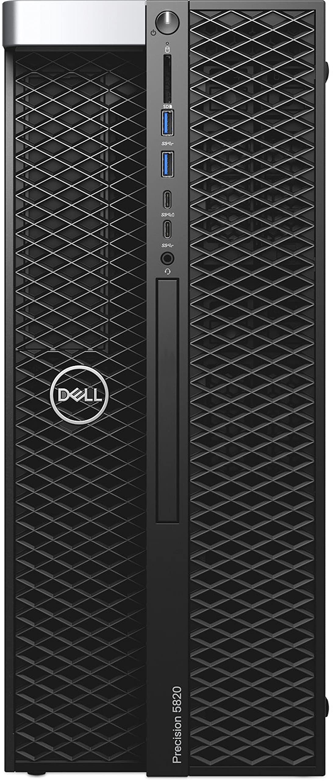 Entry-Level Precision 5820 Tower Workstation, Intel Xeon W-2155 up to 4.5GHz (10-Cores), 2X 1TB SSD, Quadro P1000 4GB, 4X Mini Display Ports, Windows 11 Pro 64-bit (Renewed) (64GB DDR4)