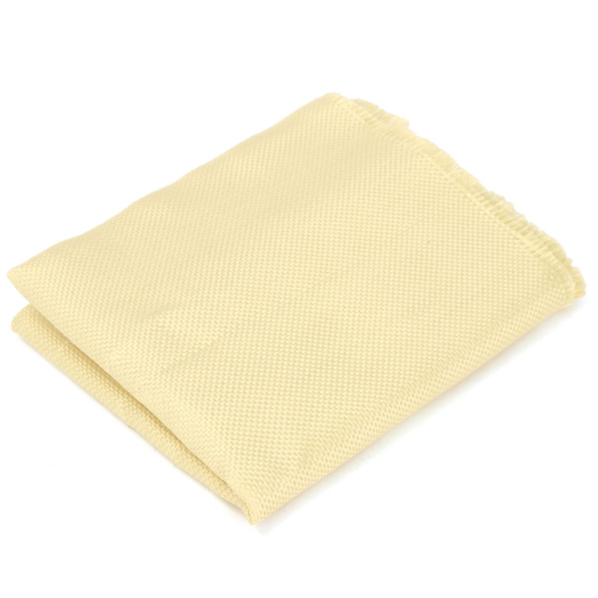 SHQIN Durable 200gsm Woven Fabric Aramid Fiber Cloth Plain Color Yellow Twill Linear Density 1100 D DIY Crafts