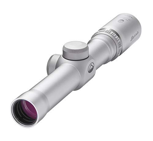 Burris Optics Handgun Plex Reticle Pistol Hunting Scope, 2X20mm, Silver Nickel (200229)