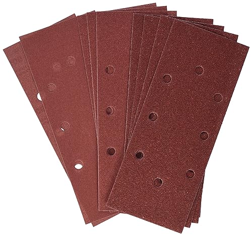 Bosch 2609256B07 Sanding Sheet Set for Orbital Sanders (10-Piece)